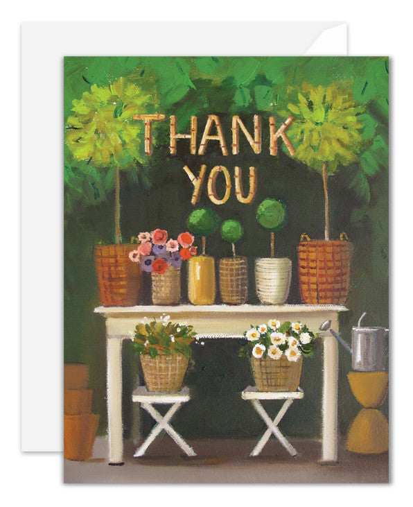 Thank You Garden Card – Janet Hill Studio